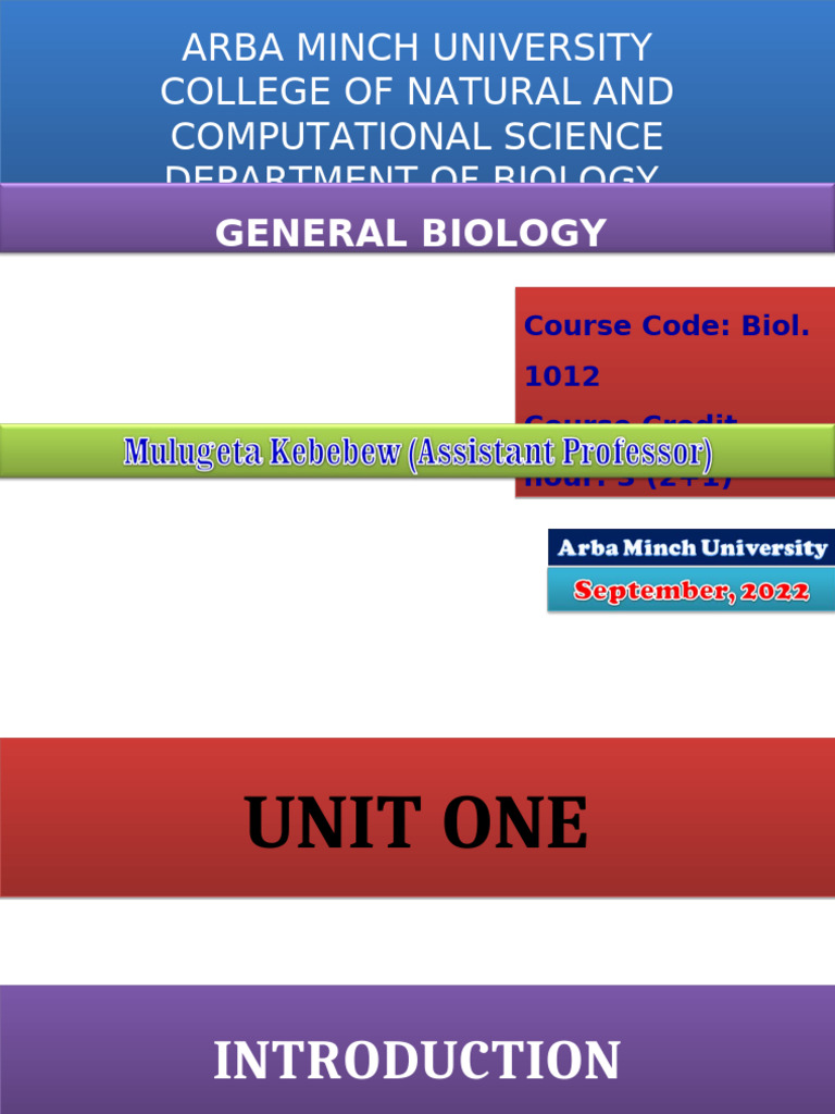 Introduction to General Biology Concepts | PDF | Hypothesis | Life