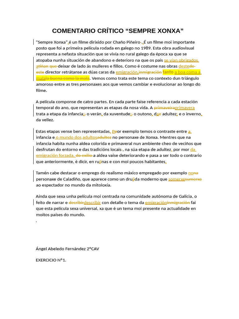 EX 2 REV_SEMPRE XONXA_Ã NGEL ABELEDO 2 | PDF