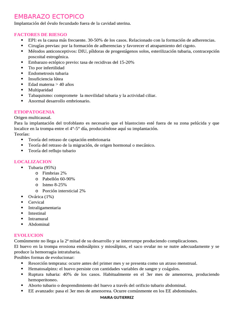 Hemorragias Del Primer Trimestre | PDF | El embarazo | Neoplasias