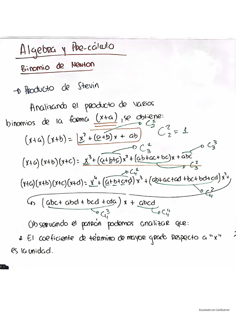 Binomio de Newton | PDF