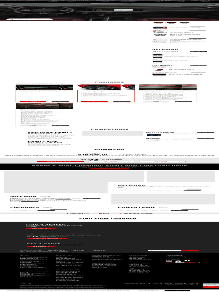 2024 Charger Build & Price Overview | PDF | Chrysler | Dodge