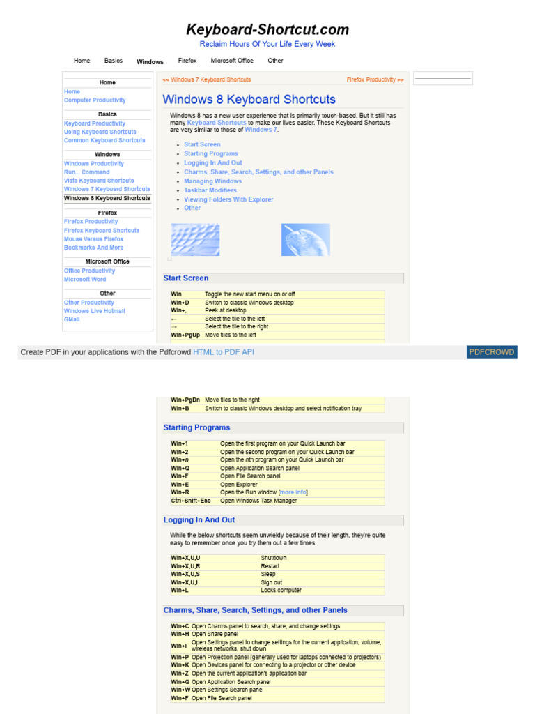 Basic Run Command Information For Windows 8 | PDF | Graphical User Interfaces | Microsoft Software