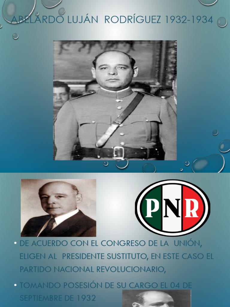 Abelardo Rodriguez 1932-1934 | PDF