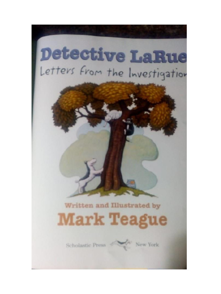Detective LaRue Letters From The Investigation | PDF