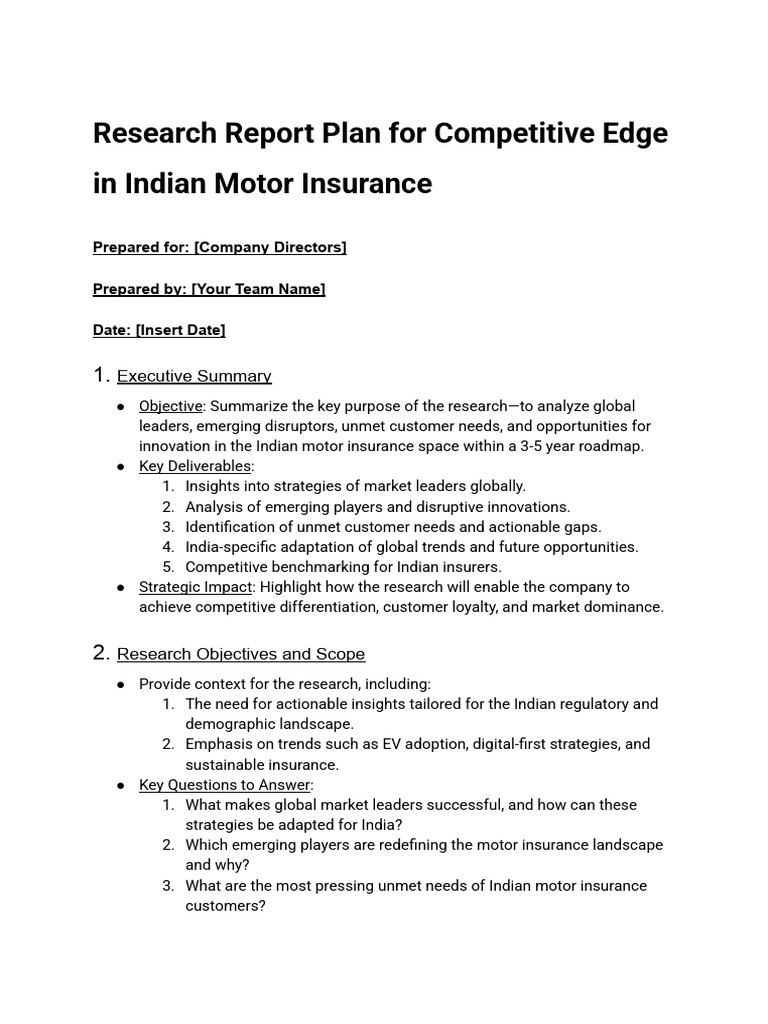 Research Template | PDF | Benchmarking | Artificial Intelligence