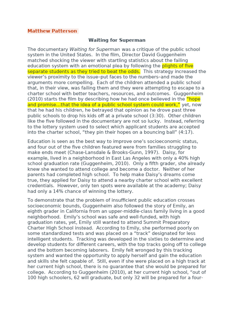 Matthew Patterson 2 | PDF