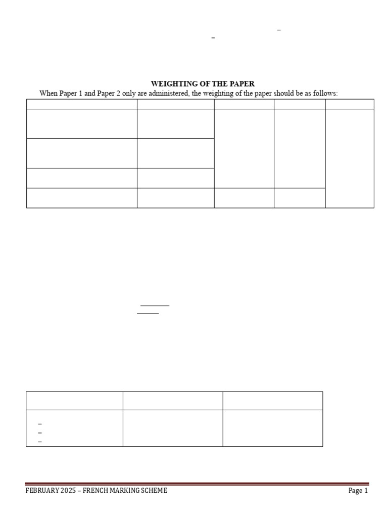 FRENCH SCHEME (5) | PDF | Word | Grammatical Tense