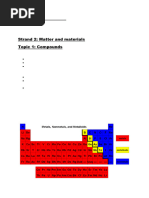 The Periodic Table and Compounds - Grade 9 | PDF | Chemical Elements ...