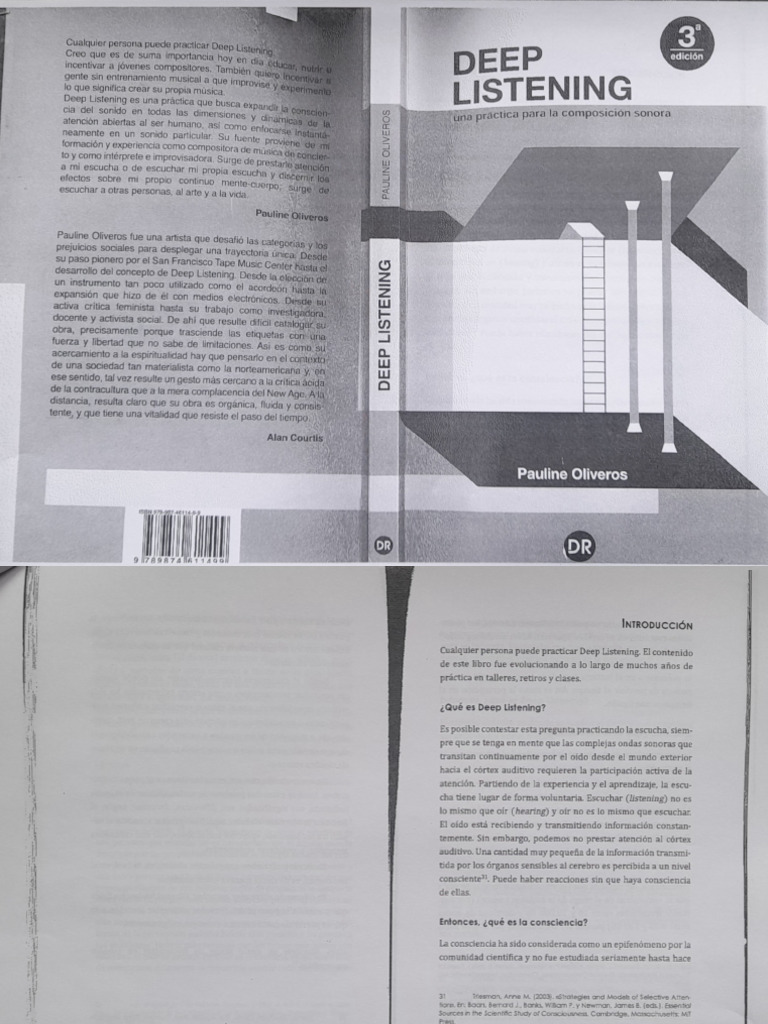 Deep Listening - P. Oliveros - Introducci-N | PDF