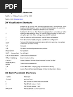 SP3D Shortcut Keys | PDF | Computing Platforms | System Software