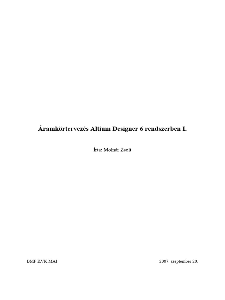 Altium - Meres | PDF