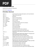 Altium Designer Keyboard Shortcuts PDF | PDF