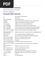 Altium Designer Keyboard Shortcuts PDF | PDF