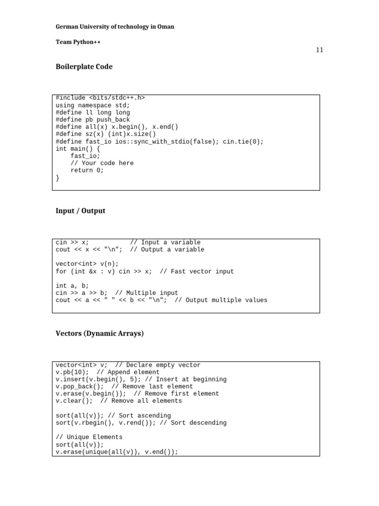 CPP_Code_Boilerplate_Complete | PDF | Computer Programming | Software ...
