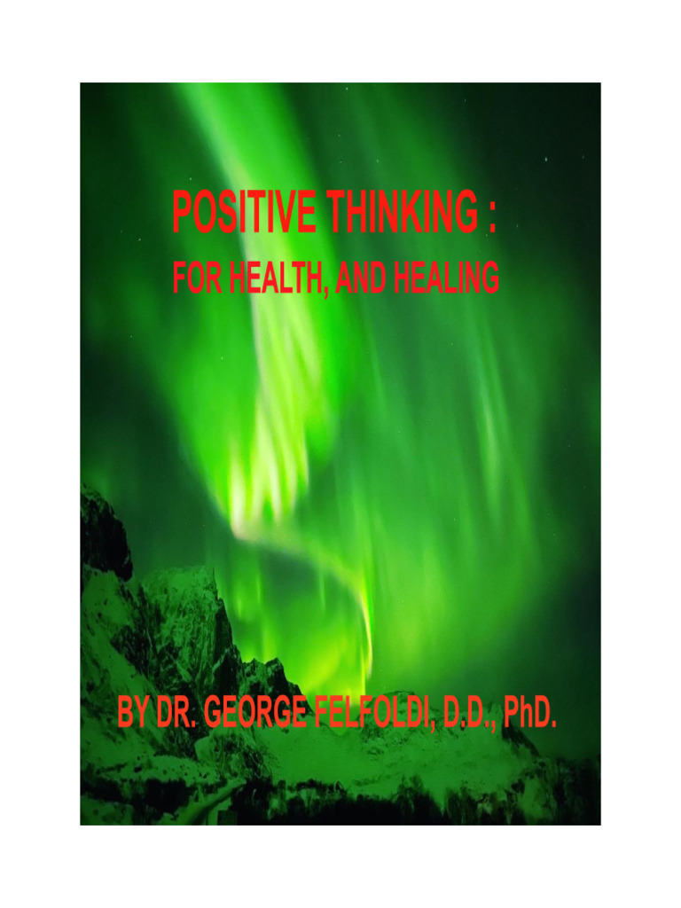2025 - George Felfoldi - (eBook-Health) - Benefits of Positive Thinking ...