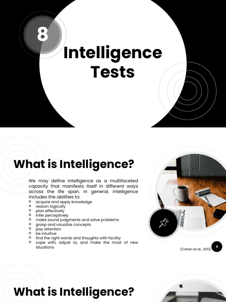 8 Intelligence Tests Slides 2 | PDF | Wechsler Adult Intelligence Scale ...