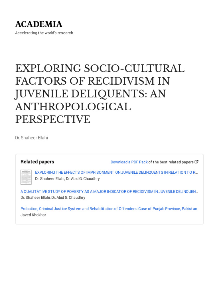 Cultural_Factors_Of_Recidivism-817-819-with-cover-page-v2 | PDF ...