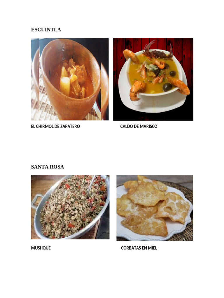 PLATILLOS TIPICOS | PDF