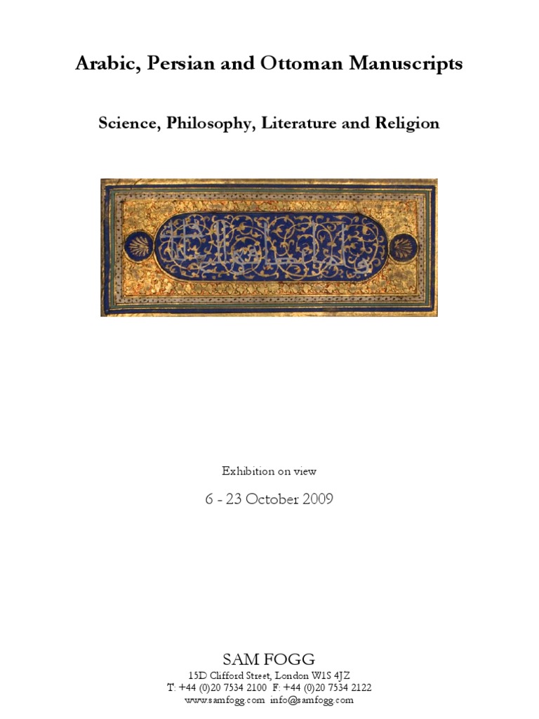 Arabic, Persian and Ottoman Manuscripts | PDF | Abrahamic Religions ...