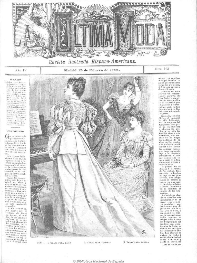 La Ultima Moda Madrid 15-2-1891 163 | PDF | Softlines (venta minorista ...
