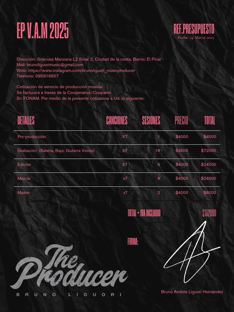 Presupuesto Verdad A Medias | PDF