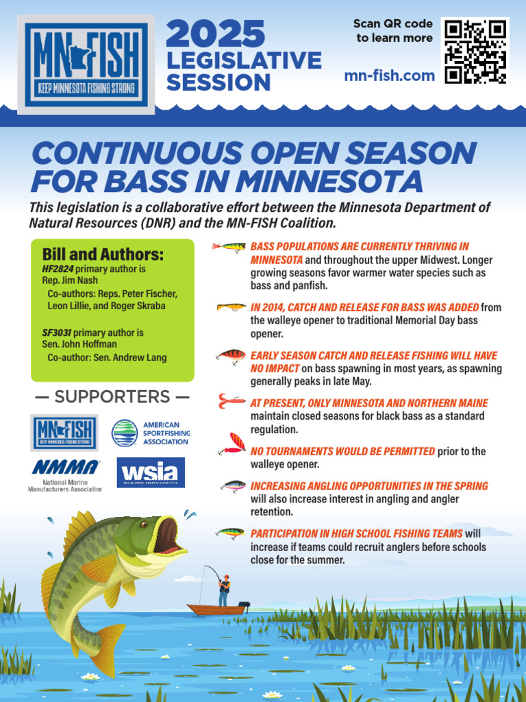 Continuous Open Season For Bass2025 | PDF