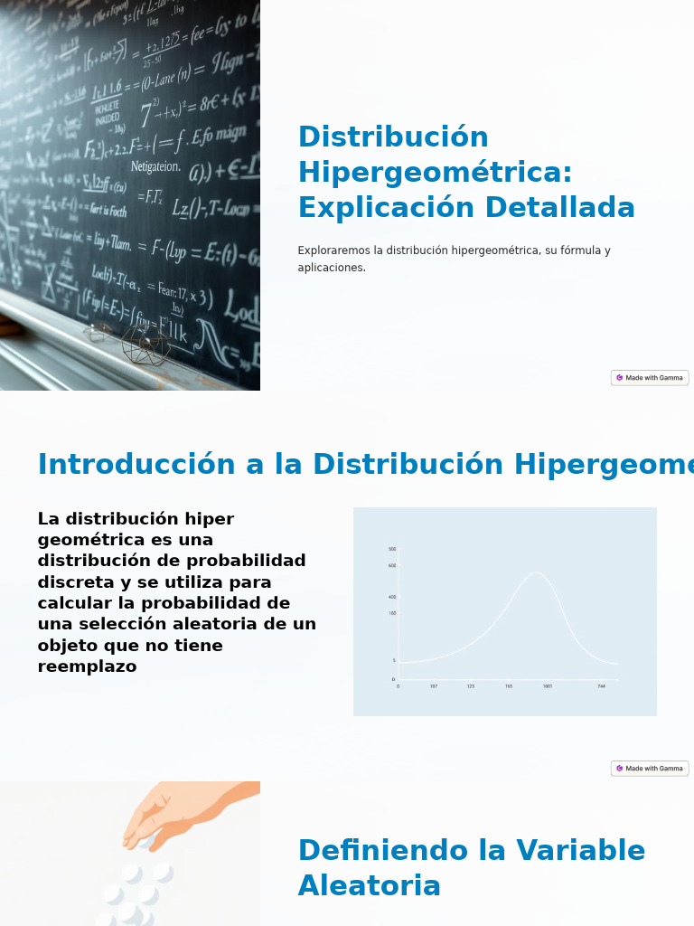 Distribucion Hipergeometrica Explicacion Detallada | PDF