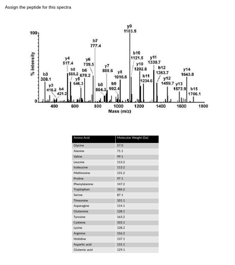 MS Spectrum Example ProblemSet2-1 | PDF