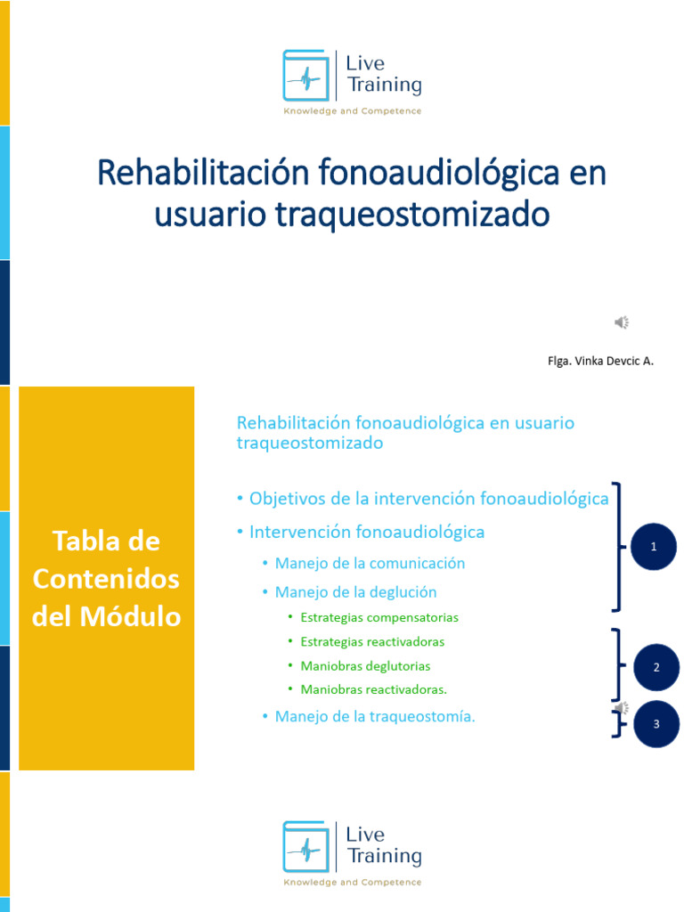 Rehabilitacion Fonoaudiologica en Paciente TQT | PDF | Comunicación