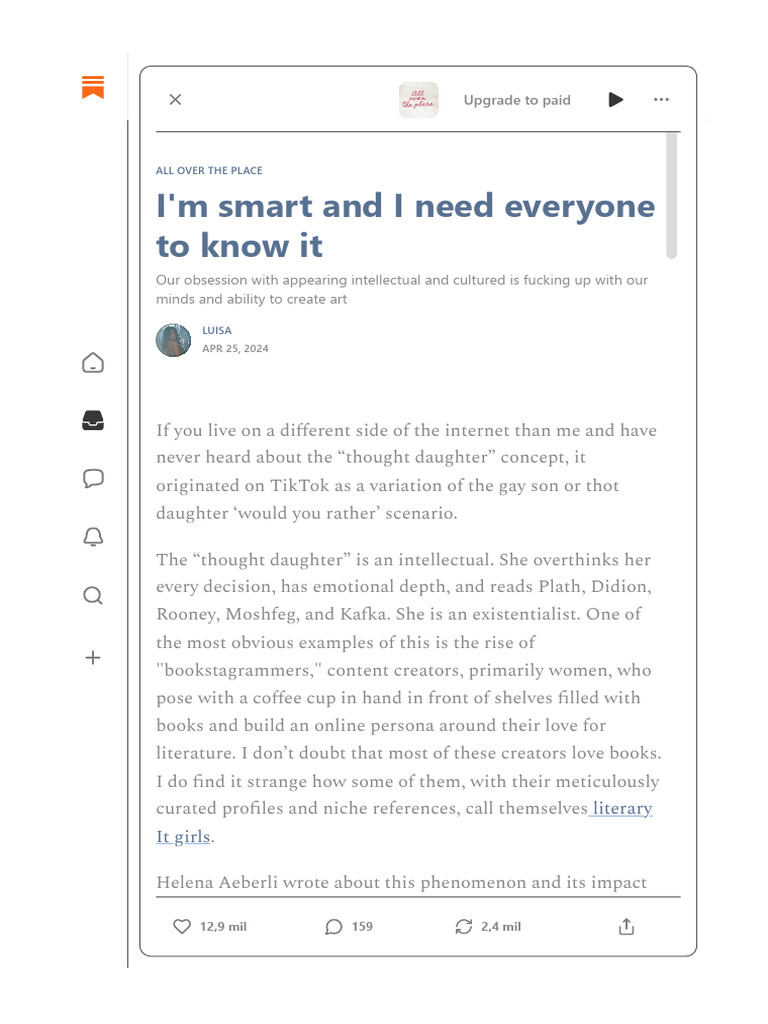 I'm Smart and I Need Everyone To Know It - by Luisa | PDF | Metaphysics