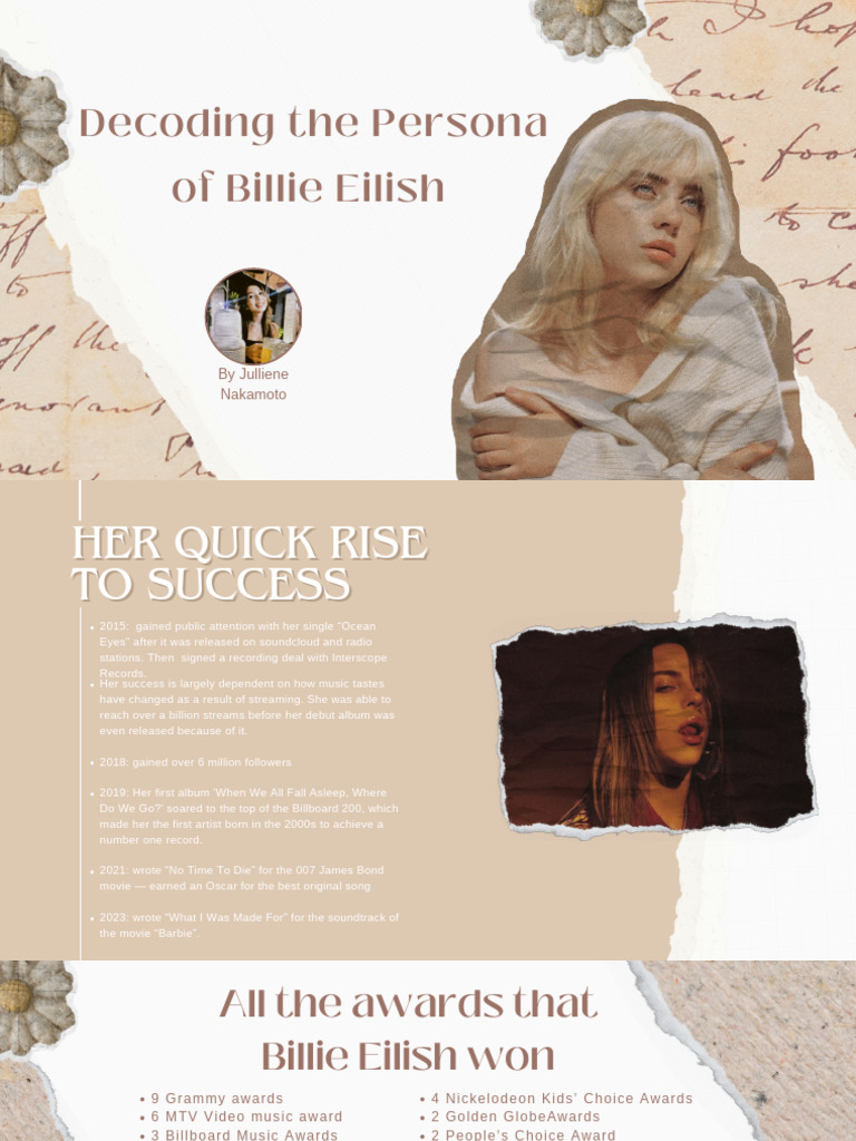 Billie Eilish: Grammy-Winning Journey | PDF
