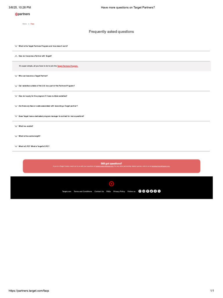 Have More Questions On Target Partners - 2 | PDF