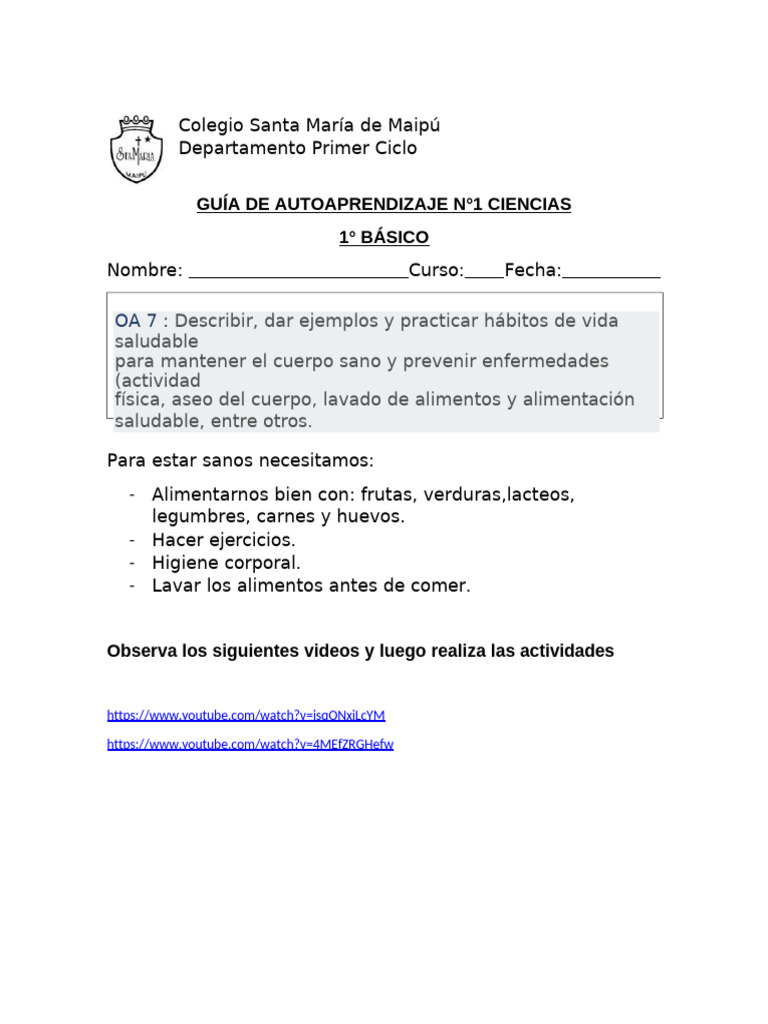 Ciencias Naturales 2° D | PDF