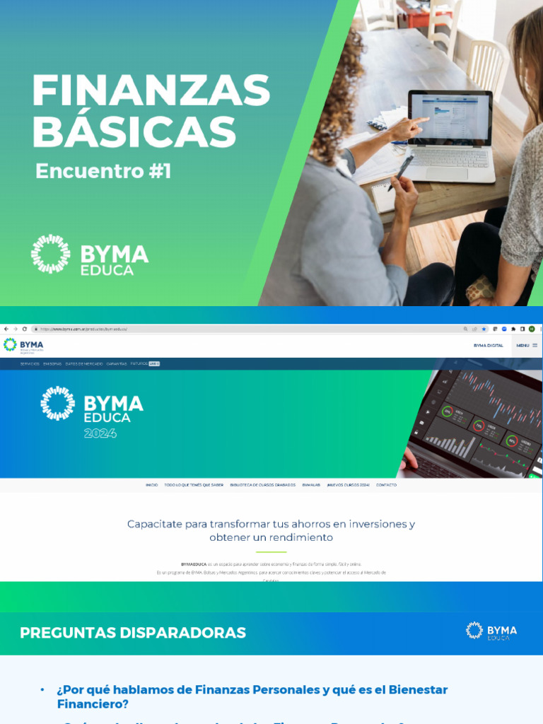 Finanzas Básicas - Encuentro #1 | PDF | Finanzas personales | Economias