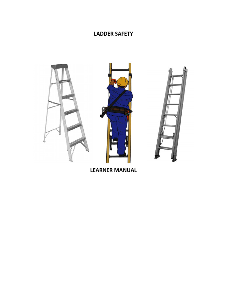 Ladder Safety Manual 2022 Rev 2 | PDF | Ladder | Safety