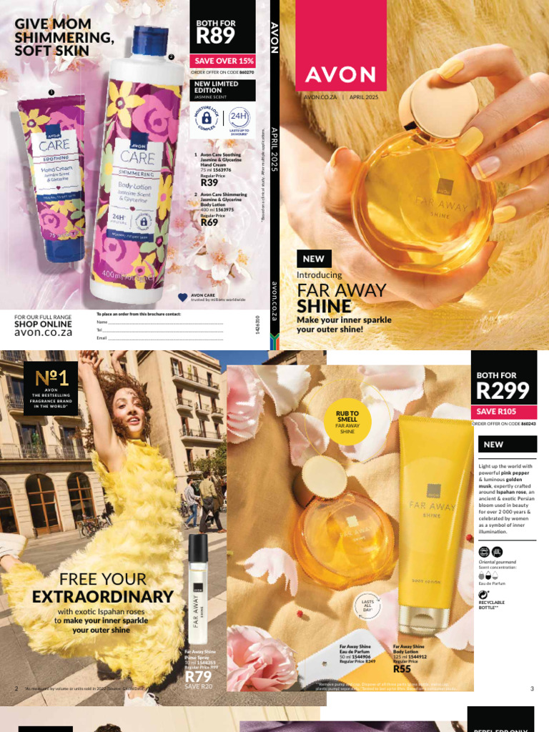 Avon C4 April 2025 Brochure - LR | PDF | Perfume | Odor