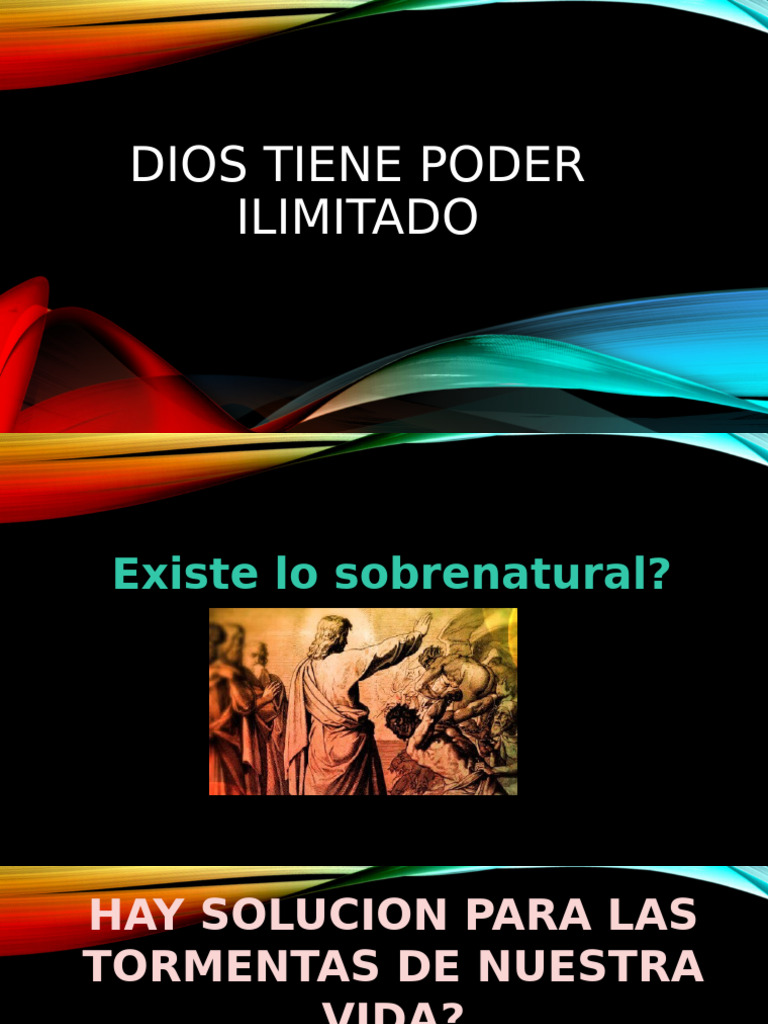 Dios Tiene Poder Ilimitado | PDF