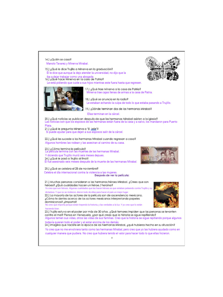 Kami Export - Tiempo de Mariposas - Ques. 2 | PDF