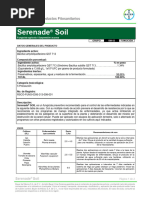 Ficha Técnica Serenade ASO Bayer (México) | PDF