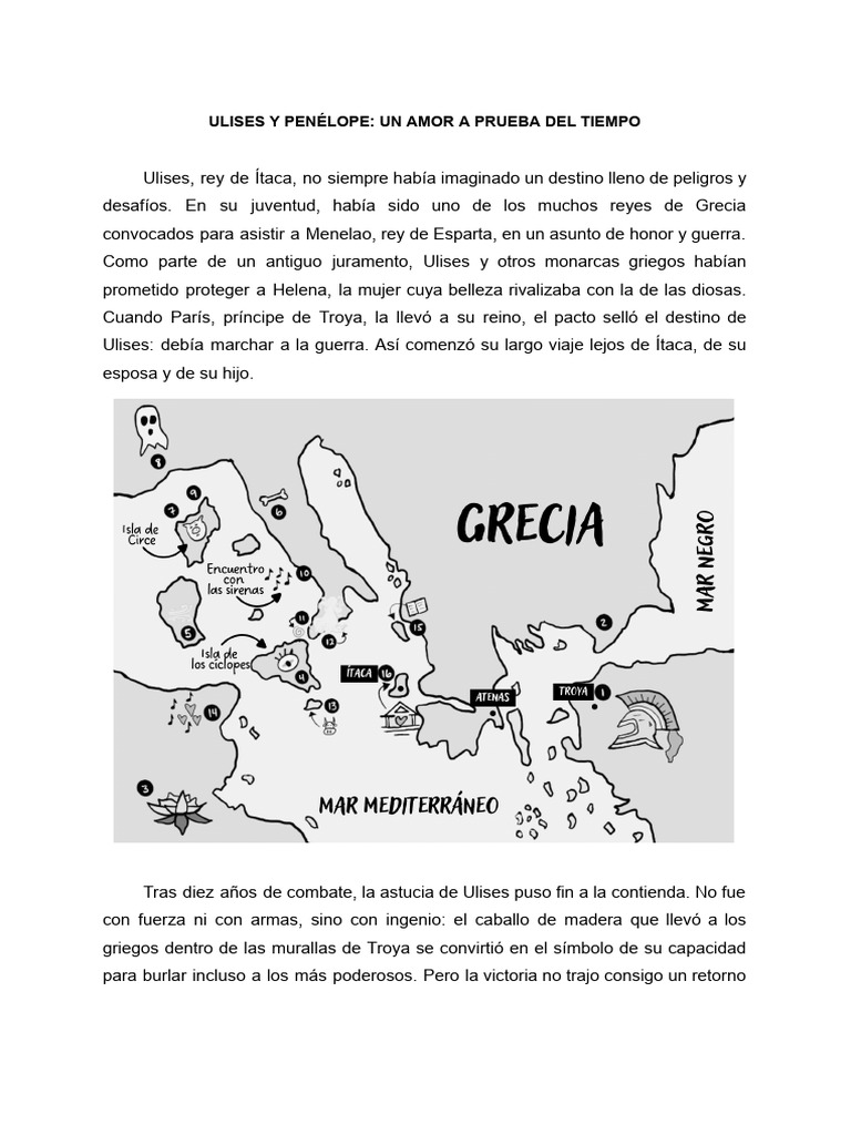 Ulises y Penélope - Un Amor A Prueba Del Tiempo | PDF | Odiseo | Penélope