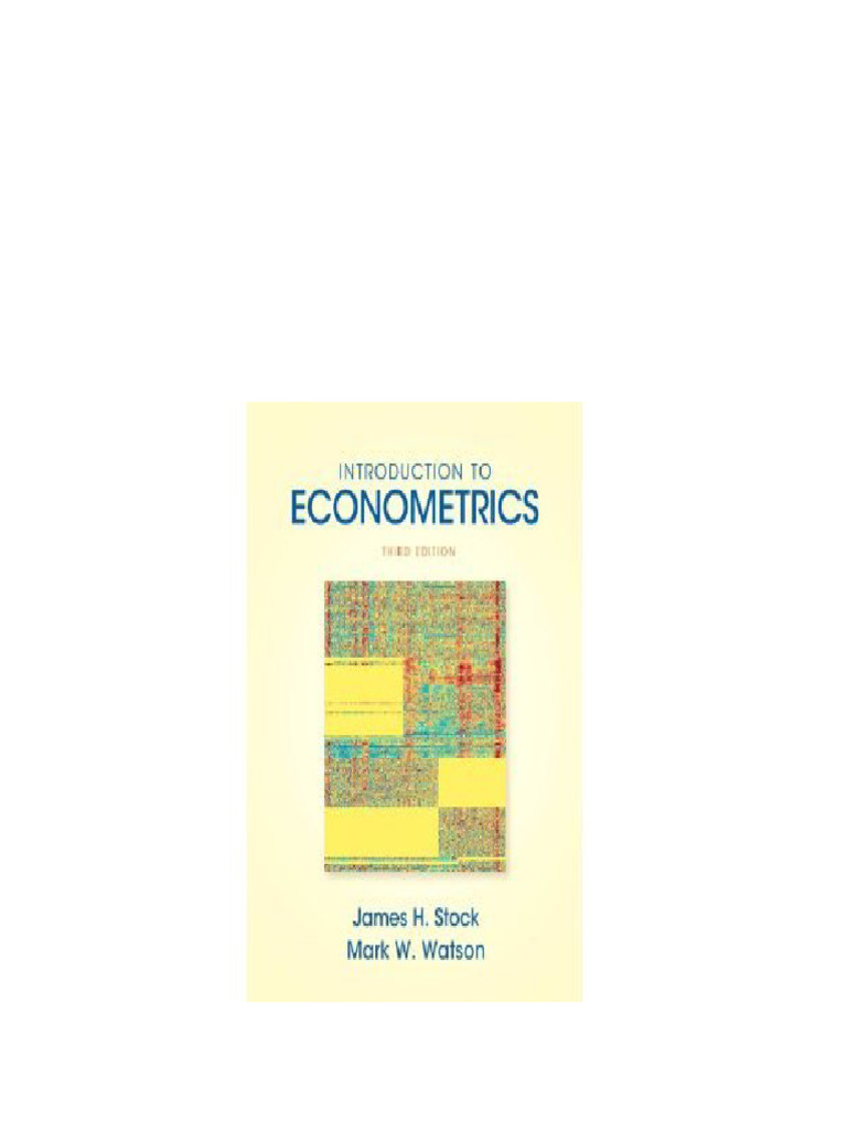 Introduction To Econometrics Stock Watson 3rd Edition Solutions Manualinstant Download Pdf
