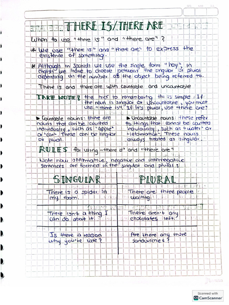 SUMMARY OF THE THERE IS-ARE HOW MANY-MUC | PDF