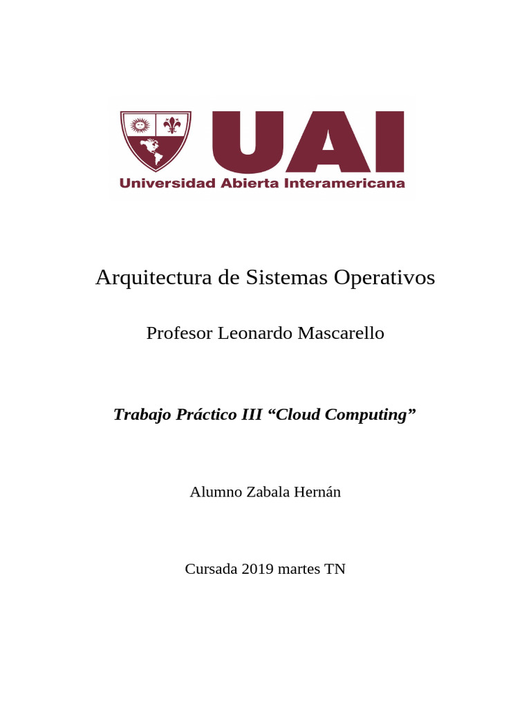 Introducción al Cloud Computing y sus Beneficios | PDF | Computación en la nube | Arquitectura ...