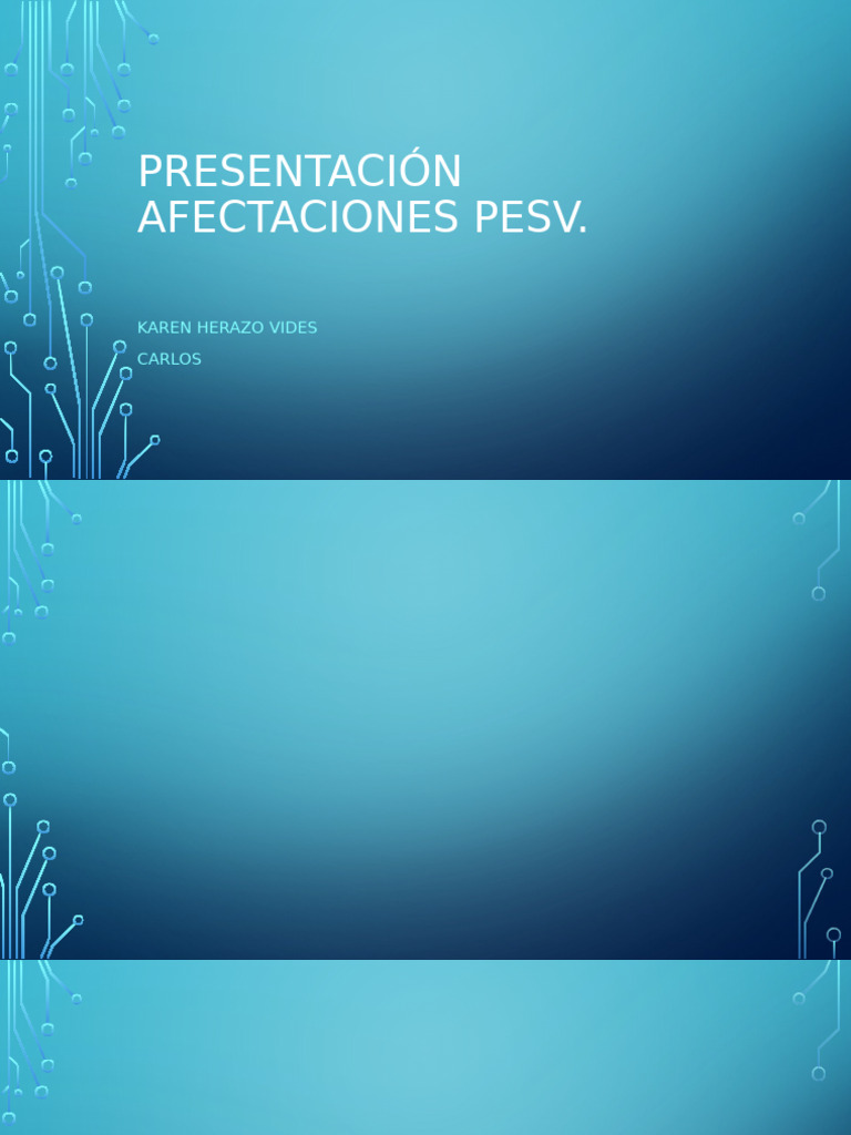 Presentación Afectaciones PESV Seguridad Vial. | PDF