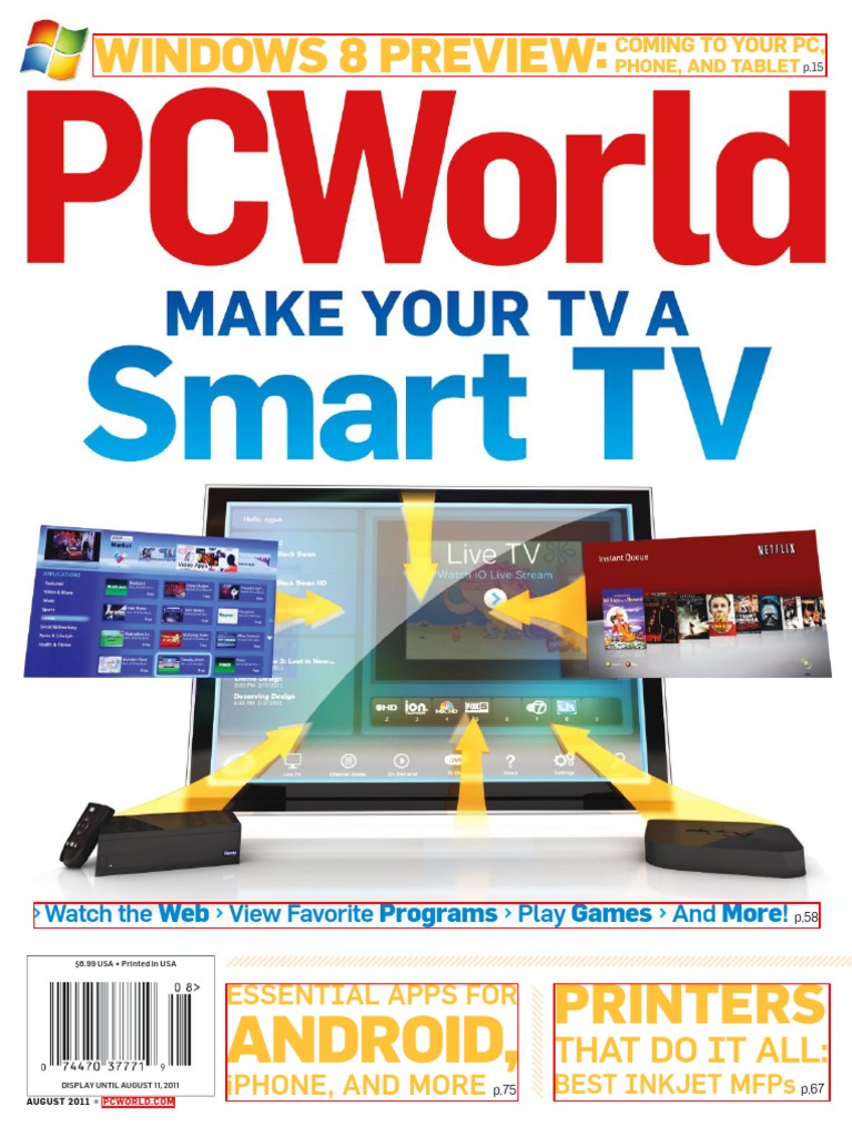 PC World 2011-08 | PDF | I Cloud | Barnes & Noble Nook