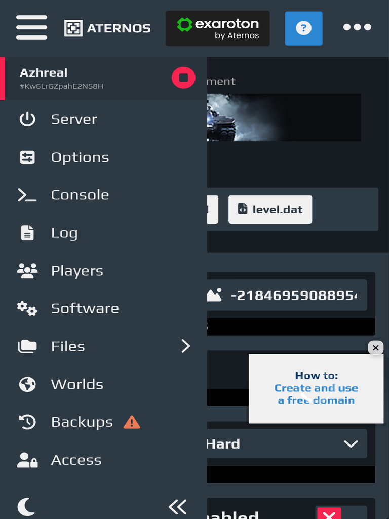 Files Aternos Free Minecraft Server | PDF