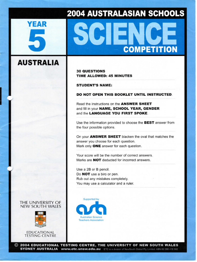 ICAS Science C 2004 | PDF