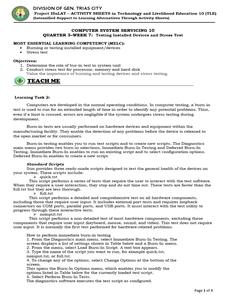 7. REVISED-TLE-AS-CSS-10-Q3-WK7-lecture | PDF | Computer Hardware | Computer Keyboard