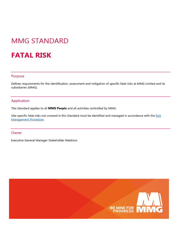 Fatal Risk Standard - 229929 | PDF | Risk | Aviation