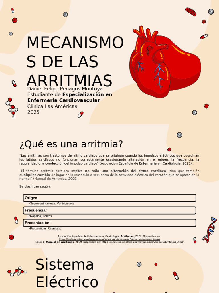 Mecanismo de Arritmias | PDF | Potencial de acción | Cardiología